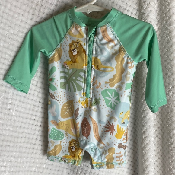 Disney | Swim | Disney Baby Swim Rashguard Style Lion King Bathing Suit ...